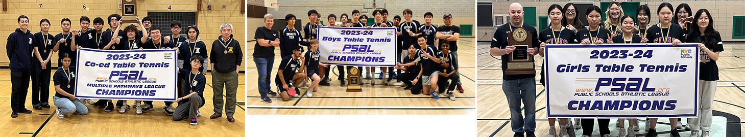 PSAL Boys, Girls, and Co-ed MPL Team Table Tennis Championships