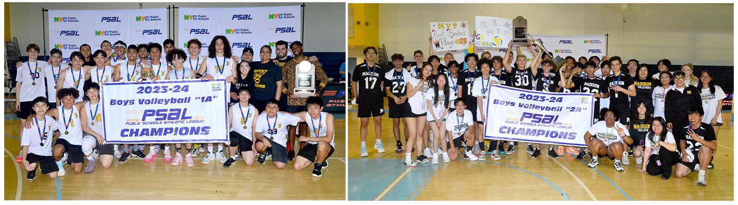 James Madison And Telecommunication Win PSAL Boys Volleyball Championships