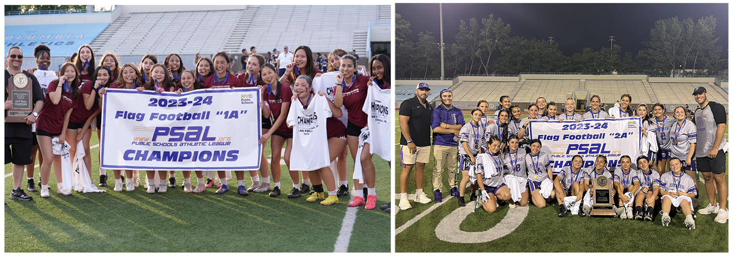 Tottenville and Townsend Harris Win PSAL Flag Football Championships