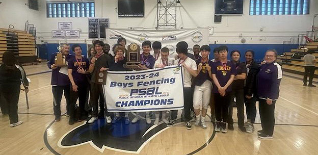 Hunter College High School Repeats City Fencing Championship!